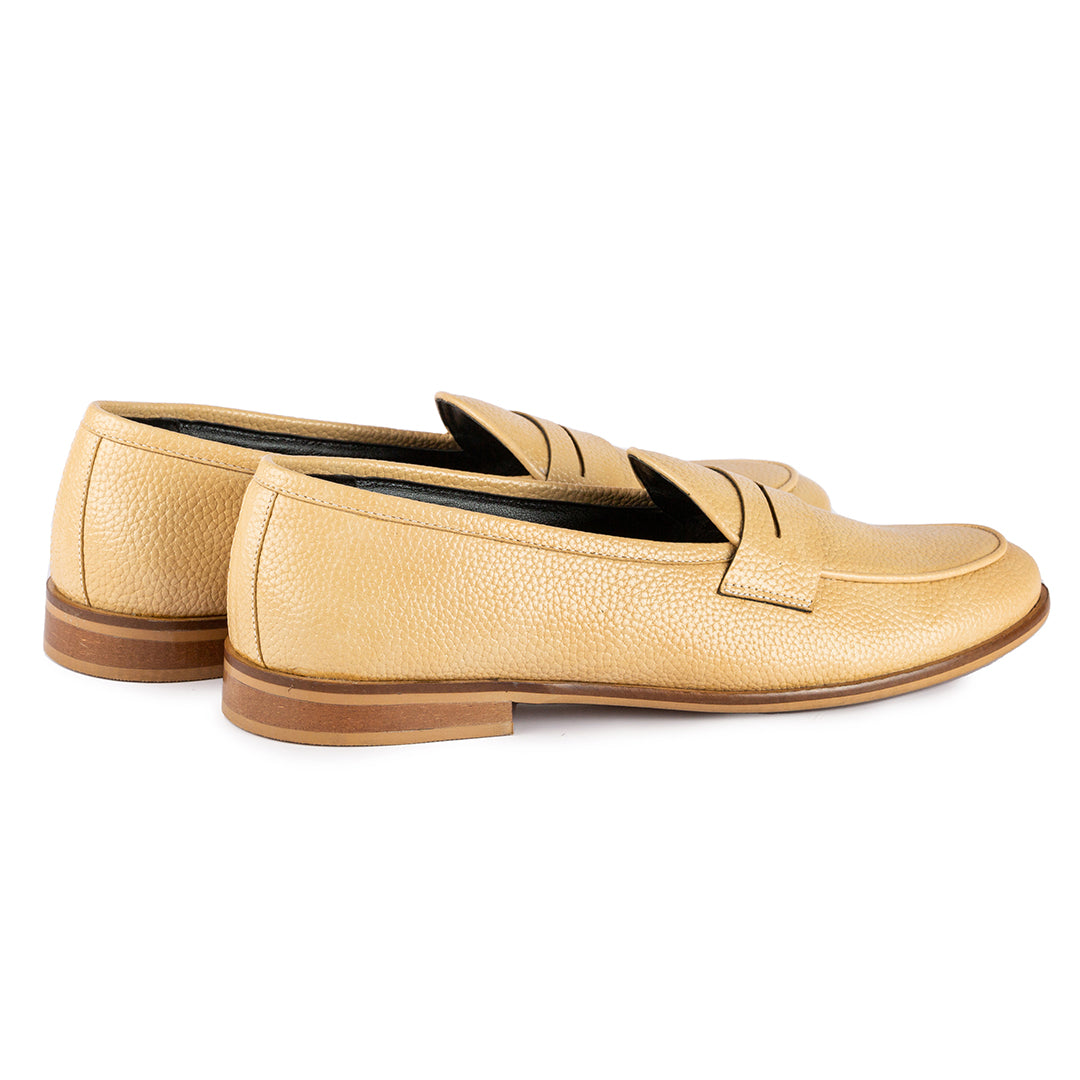 PENNY LOAFERS- BEIGE – The Alternate