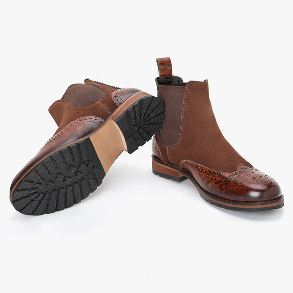 CHELSEA BOOTS WITH PATINA FINISH – The Alternate