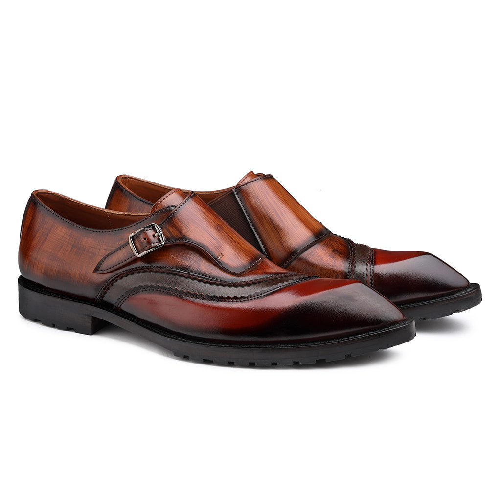 SINGLE MONK WITH COMMANDO OUTSOLE - HEIGHT ELEVATION – The Alternate