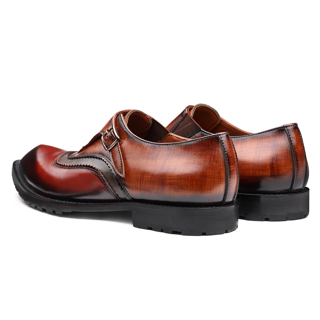 SINGLE MONK WITH COMMANDO OUTSOLE - HEIGHT ELEVATION – The Alternate